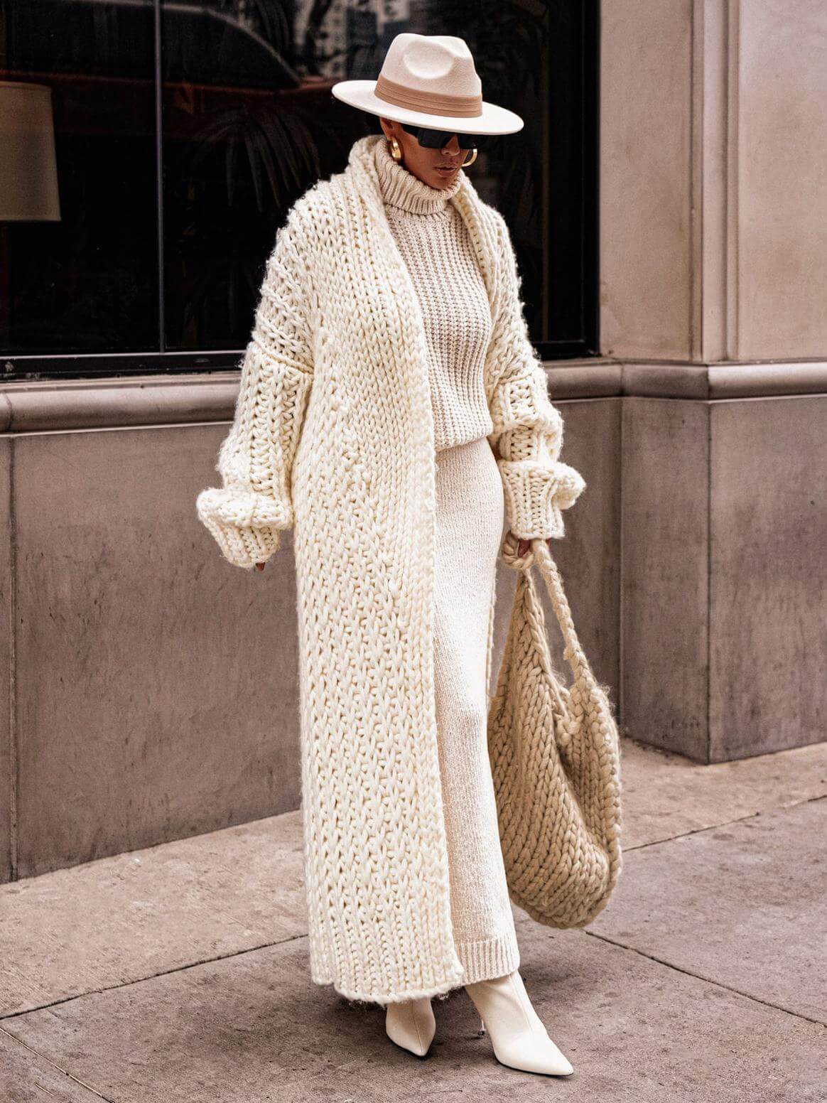 Ivory Hold Me Close Shawl Collar Cardigan – FashionSierra