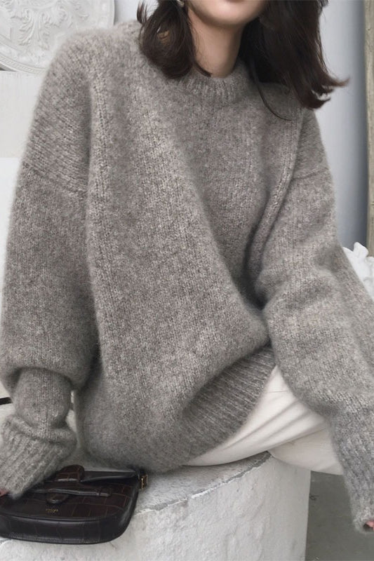 Loose Fit Vintage Style Sweater – FashionSierra